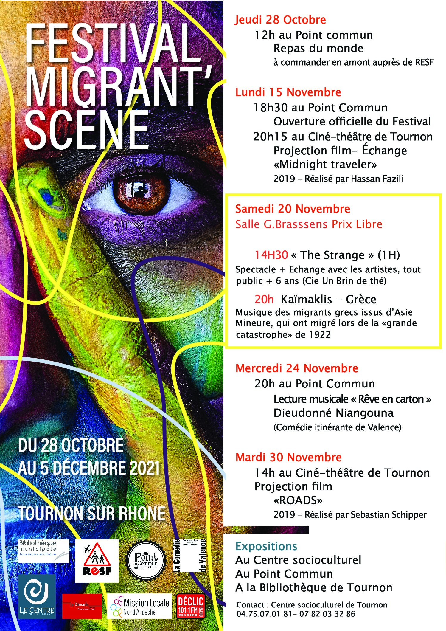 TOURNON – Journée d’animation sur les migrations - Festival Migrantscene